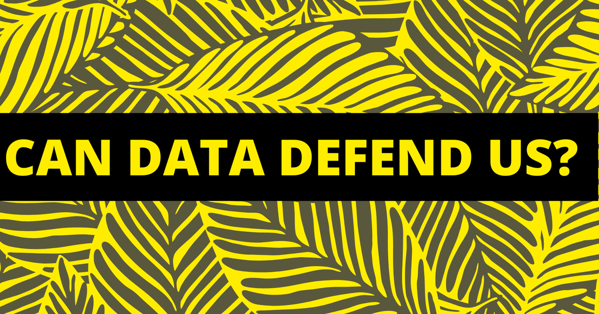 Can data defend us? - ILC